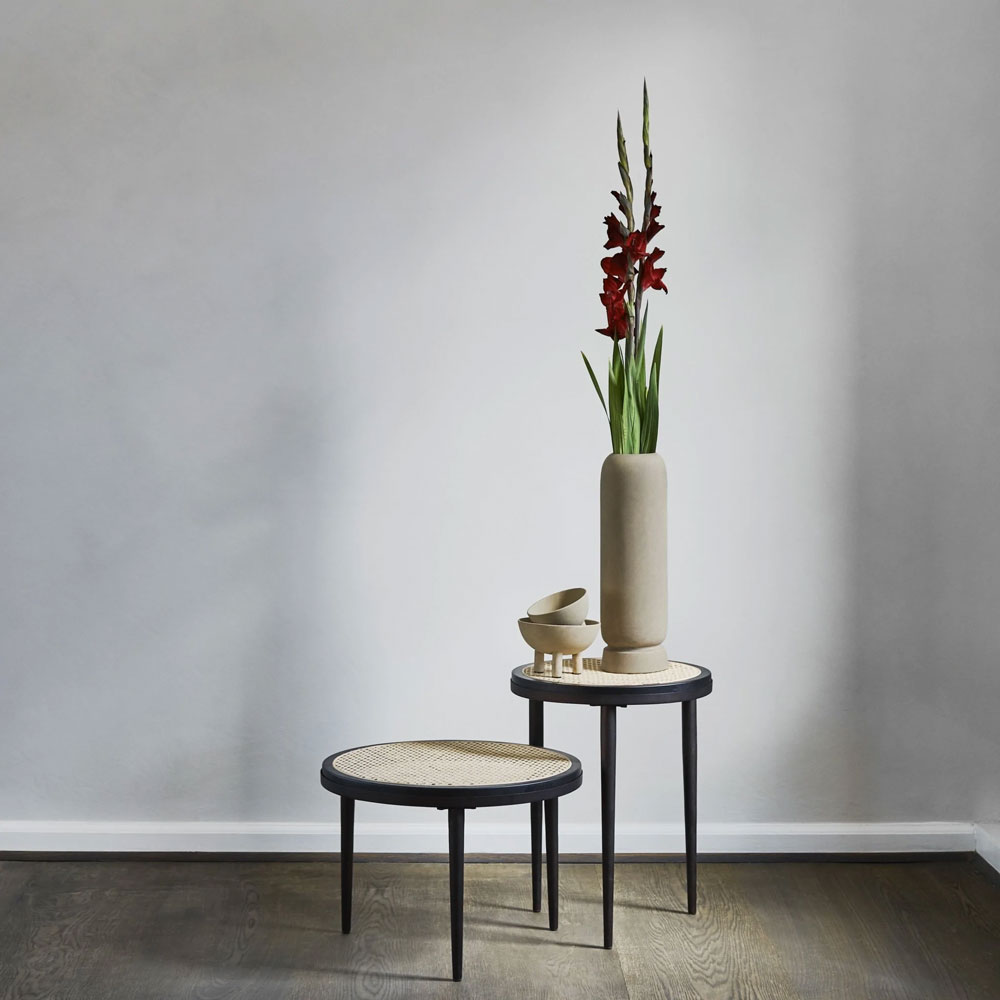 Beistelltisch Hako Low Burned Black (50cm) von 101 Copenhagen