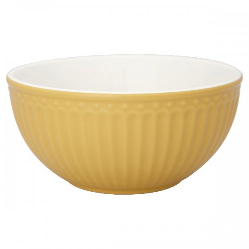 Greengate Schale Müslischale Alice Honey Mustard (14cm)