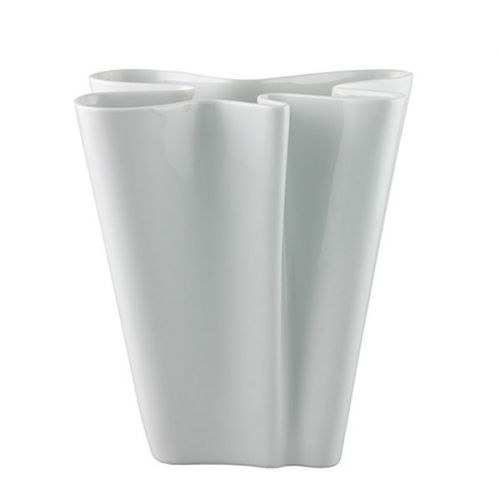 Vase Flux Weiß Mittel von Rosenthal bei erkmann Vase Flux Weiß Mittel von Rosenthal bei erkmann