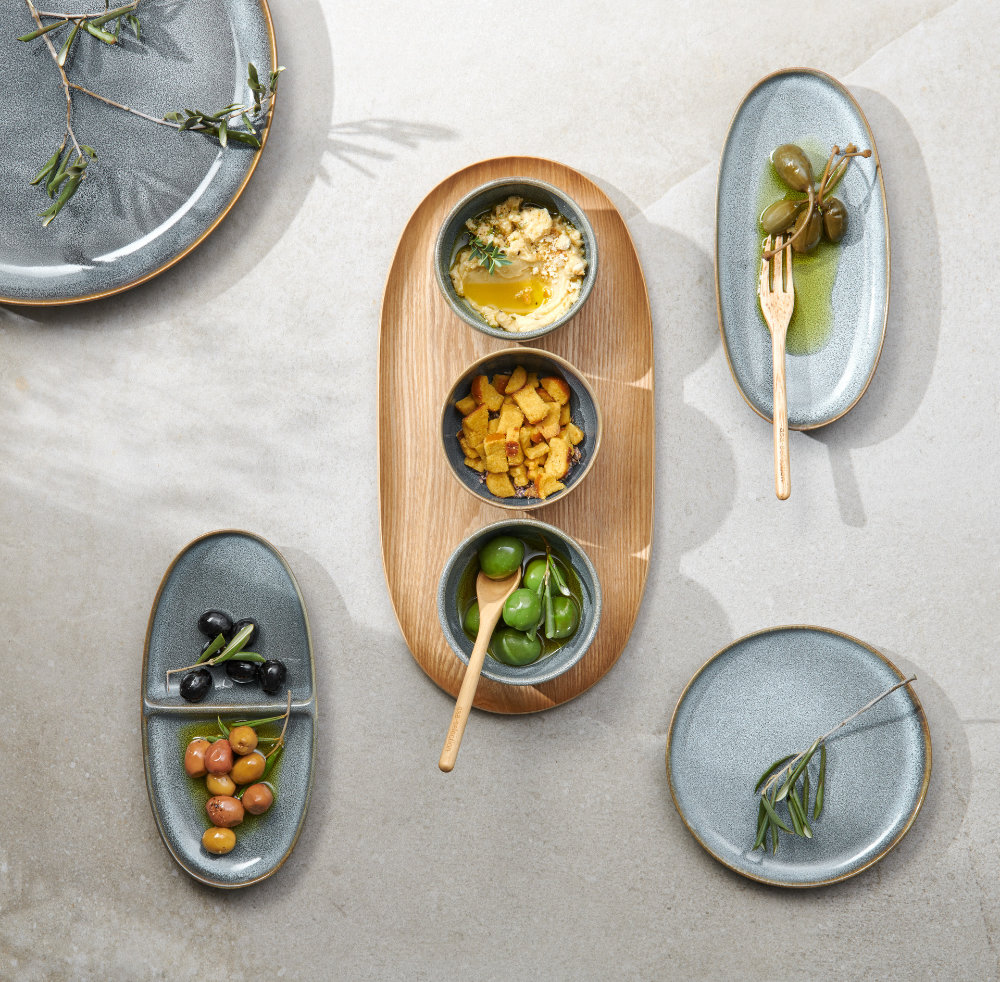 Aperitifteller Geteilt Saisons Denim von Asa - erkmann