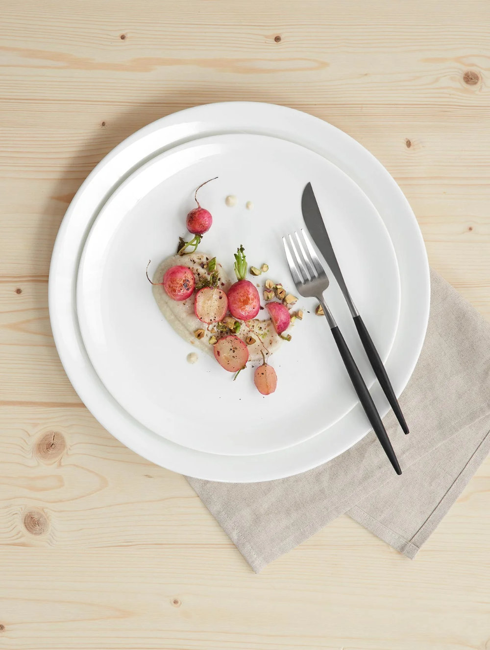 Dessertteller à Table Flach Weiß (21cm) von Asa