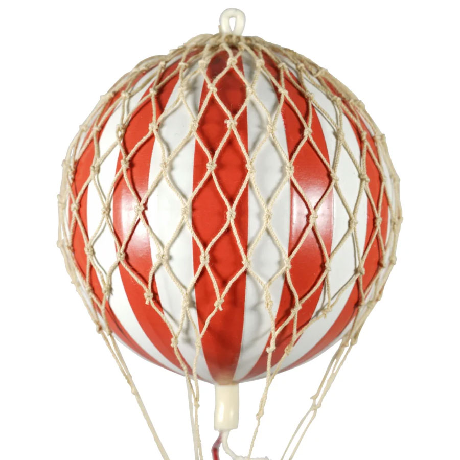 Ballon Floating The Skies Rot Weiß (8cm) von Authentic