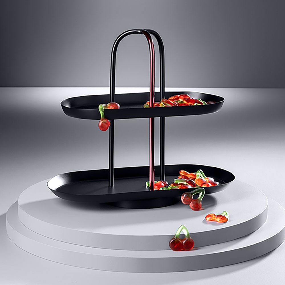 Fink Studio Etagere Upper East Schwarz Rot