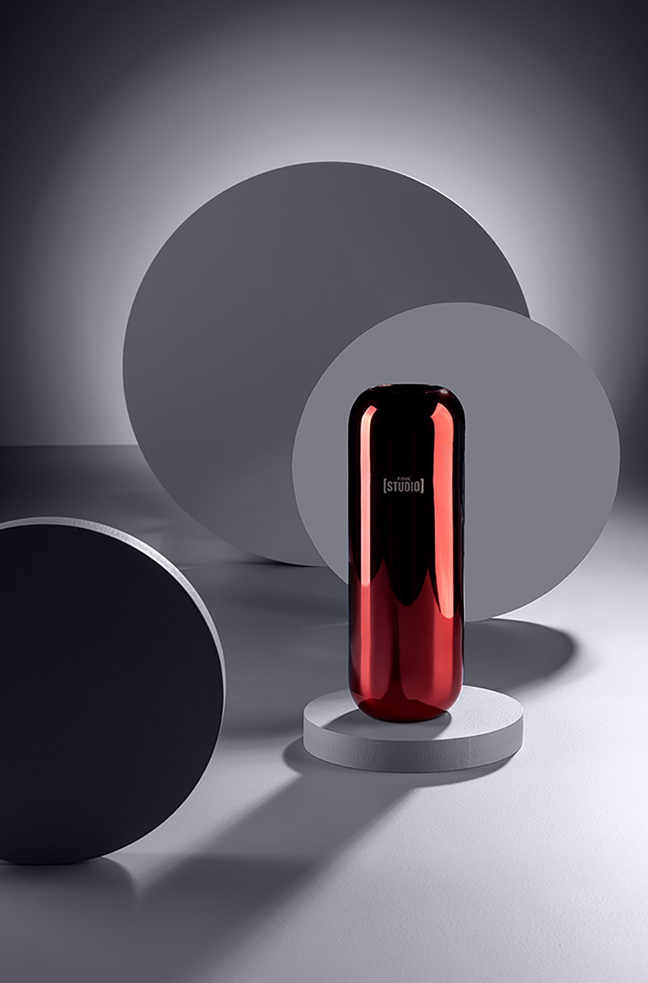 Fink Studio Vase High End Rot