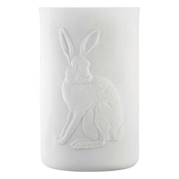 Fürstenberg Kaffeebecher Reliefbecher Touché Hase Weiß