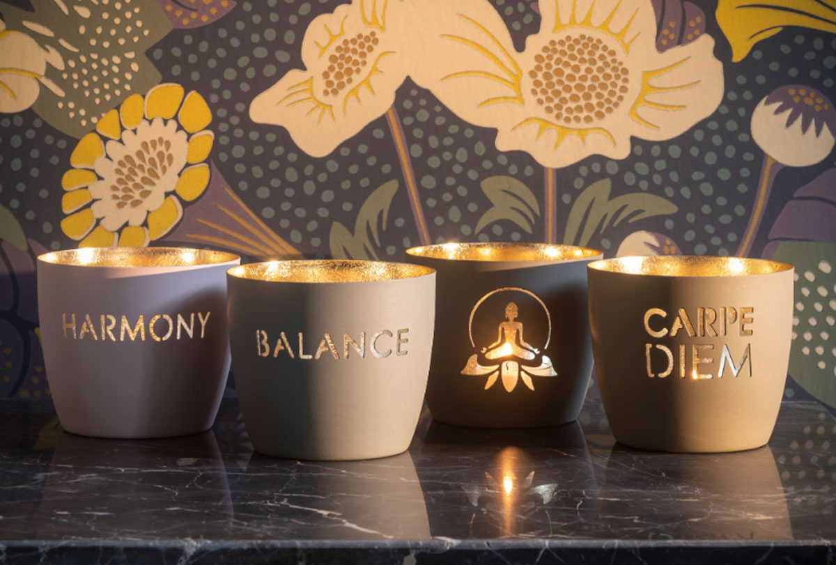 Gift Company Windlicht Madras Candle Light Dinner Sands