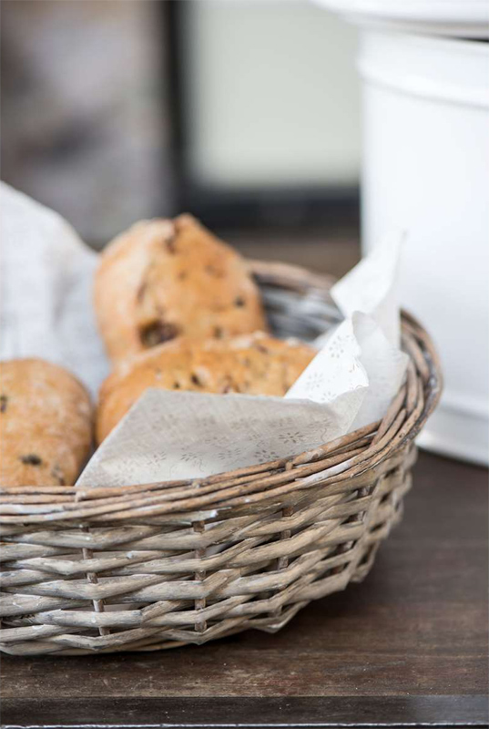 geflochtener Brotkorb, kleiner Korb aus Weidenholz (Kle