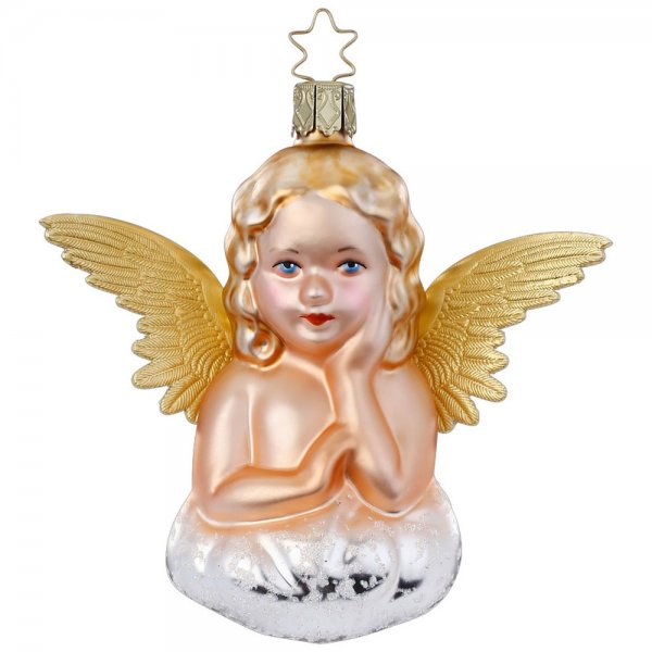 Inge Glas Christbaumschmuck Engel Schutzengel (10,5cm)