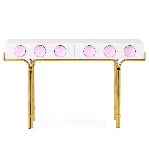 Jonathan Adler Sideboard Console Globo Pink Limited