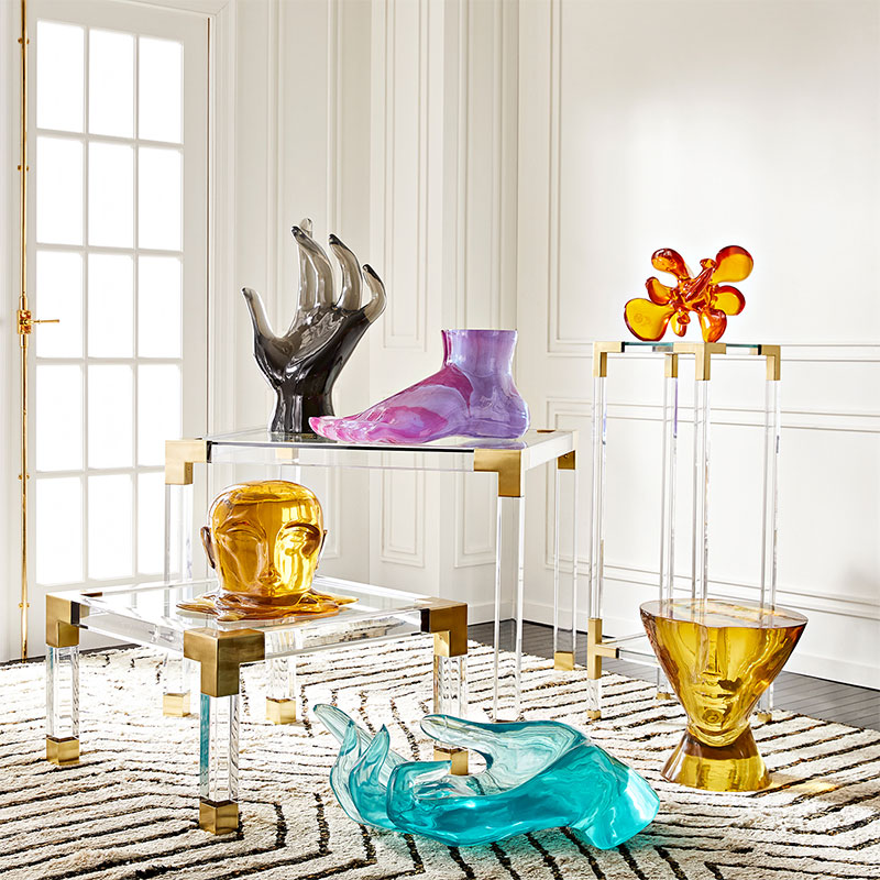 Skulptur Giant Acrylic Hand Bowl von Jonathan Adler - e