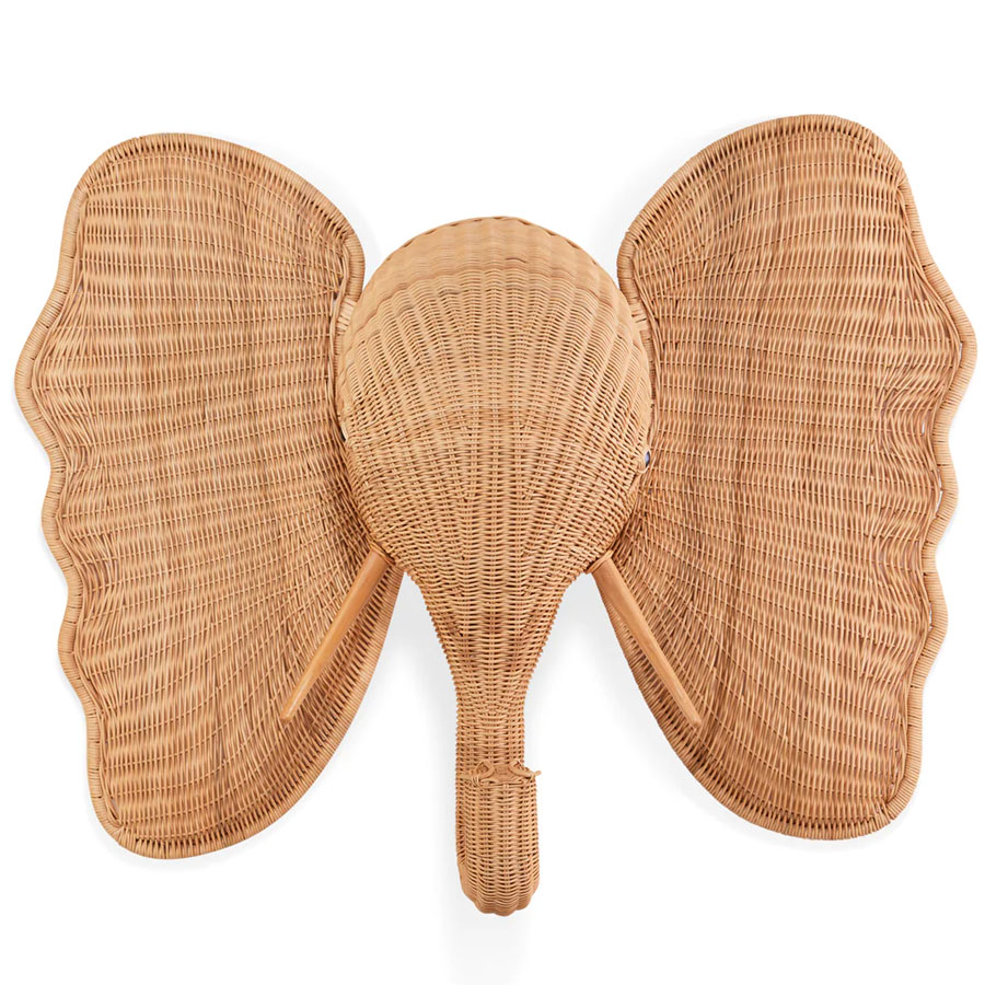 Jonathan Adler Wanddekoration Wicker Elefant