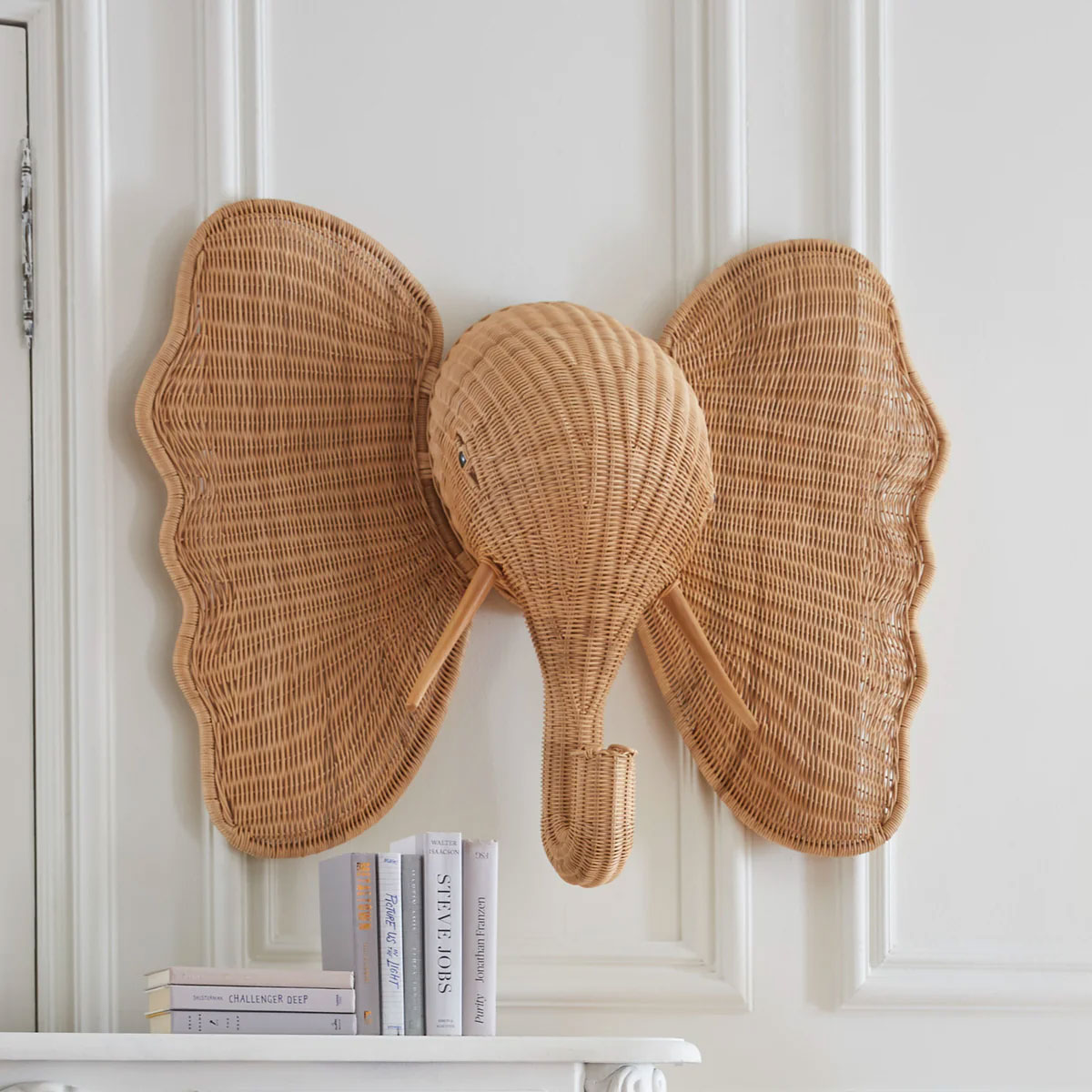 Jonathan Adler Wanddekoration Wicker Elefant