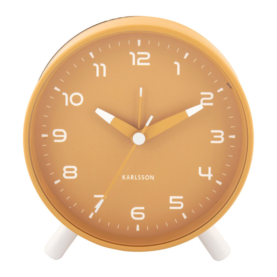 Karlsson Wecker Orgullo Alarm Clock Ochre Yellow