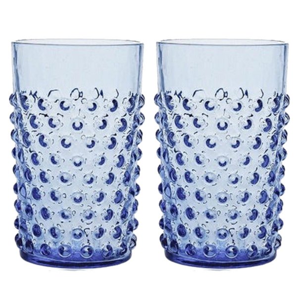 Klimchi Studio Wassergläser Set Hobnail Tumblers Light
