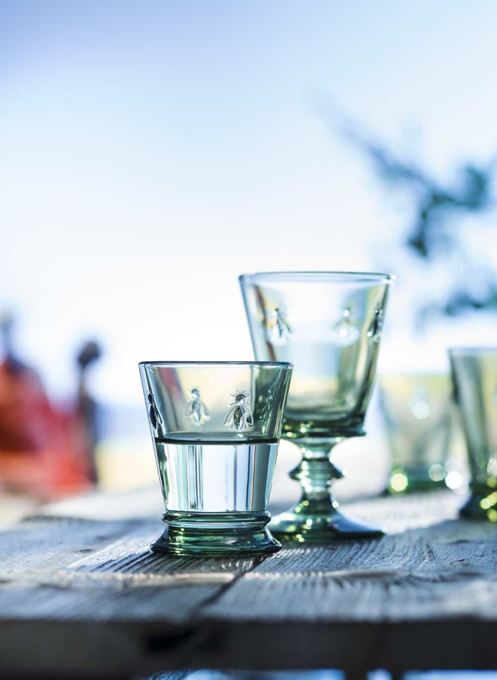 Becher-Set Biene Goldrand (4-teilig) La Rochère