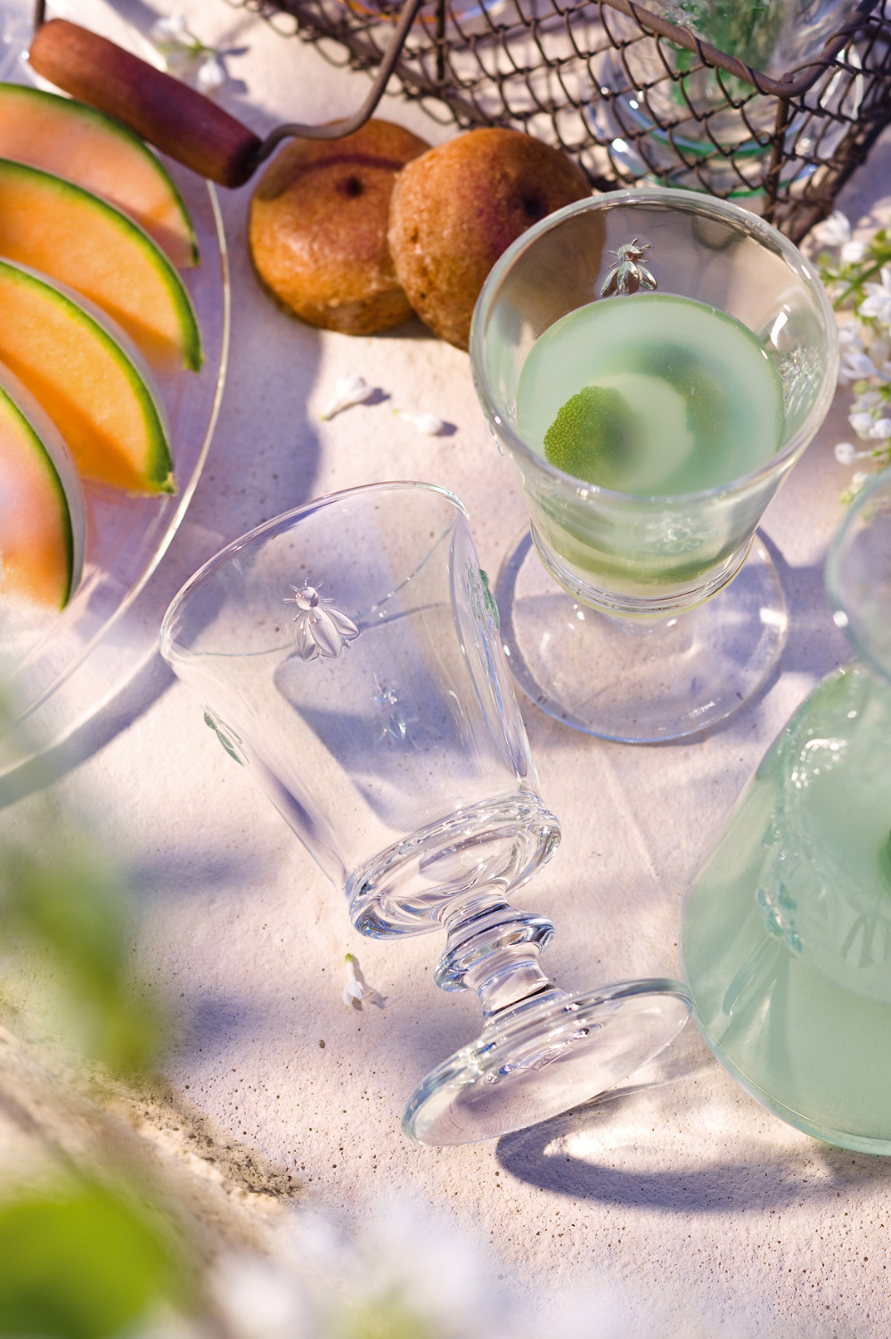 Weingläser-Set Abeille Goldrand (4-teilig) La Rochère