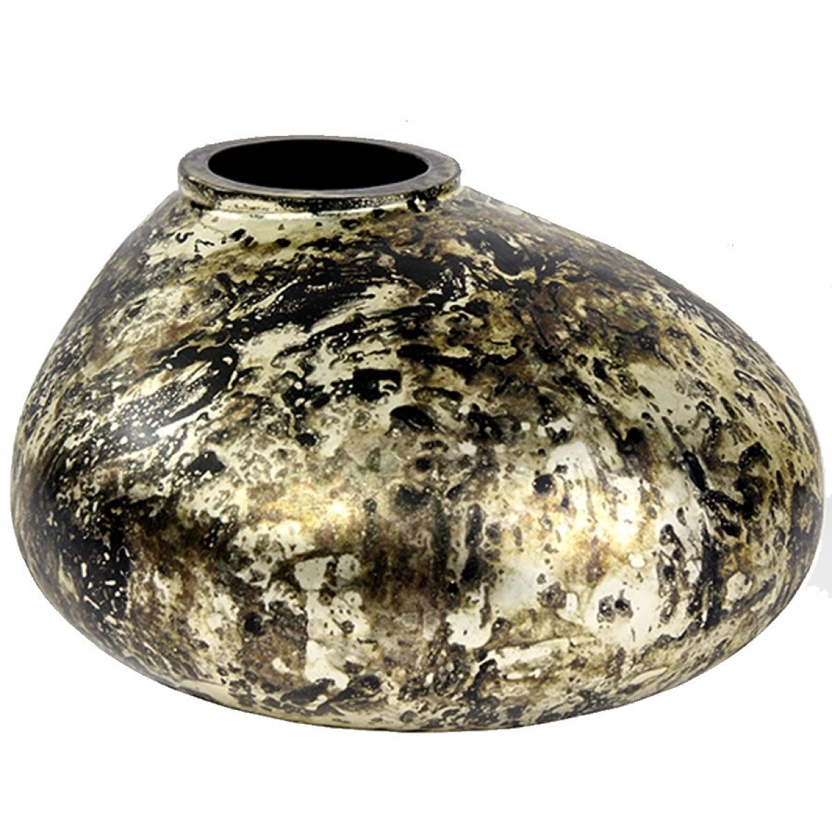 Lambert Vase Kala Vintage Silber Glas (15,5cm)