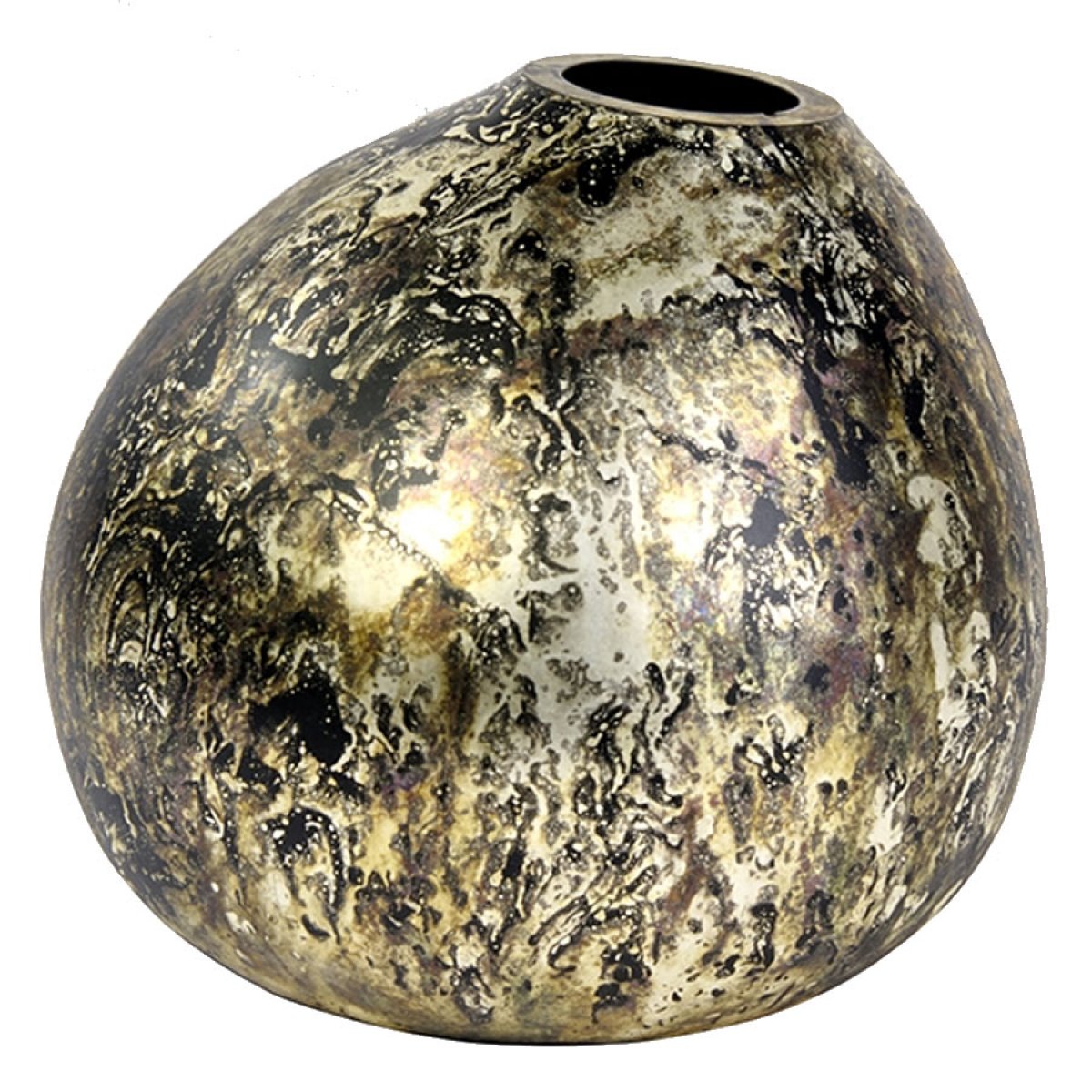 Lambert Vase Kala Vintage Silber Glas (22cm)