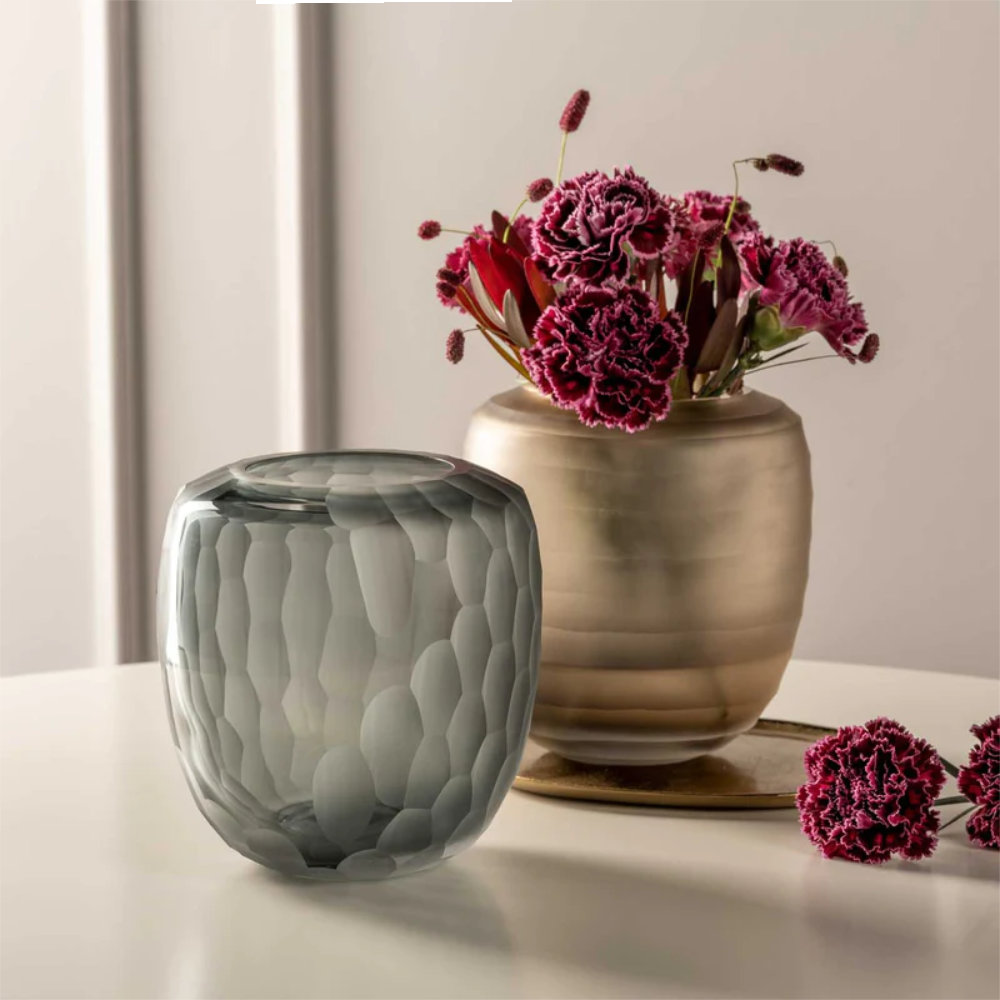 Leonardo Vase Bellagio Anthrazit (18cm)