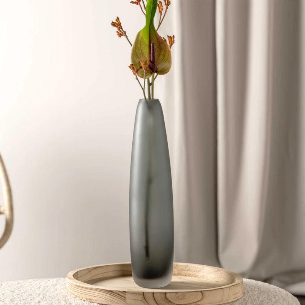 Leonardo Vase Bellagio Anthrazit (45cm)