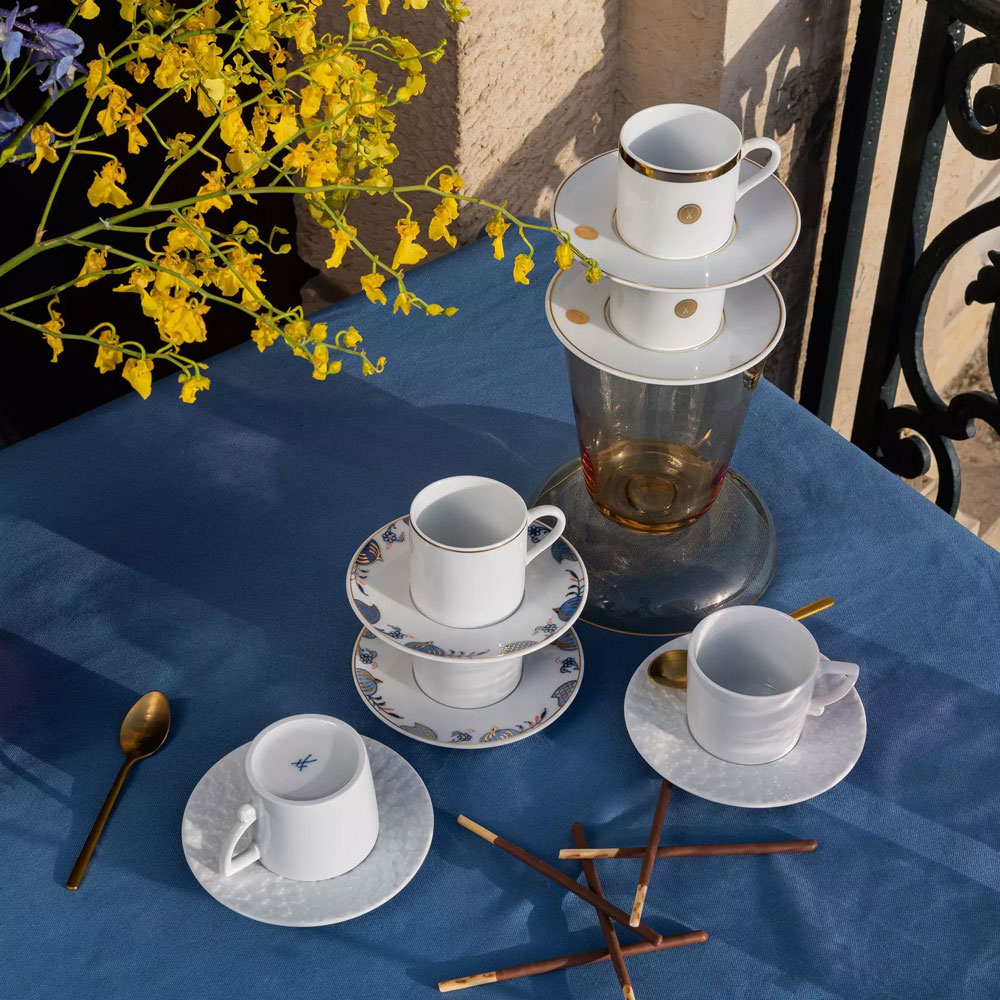 Espressotasse mit Untertasse Swords Luxury Schwertermedaillon No 41 ...