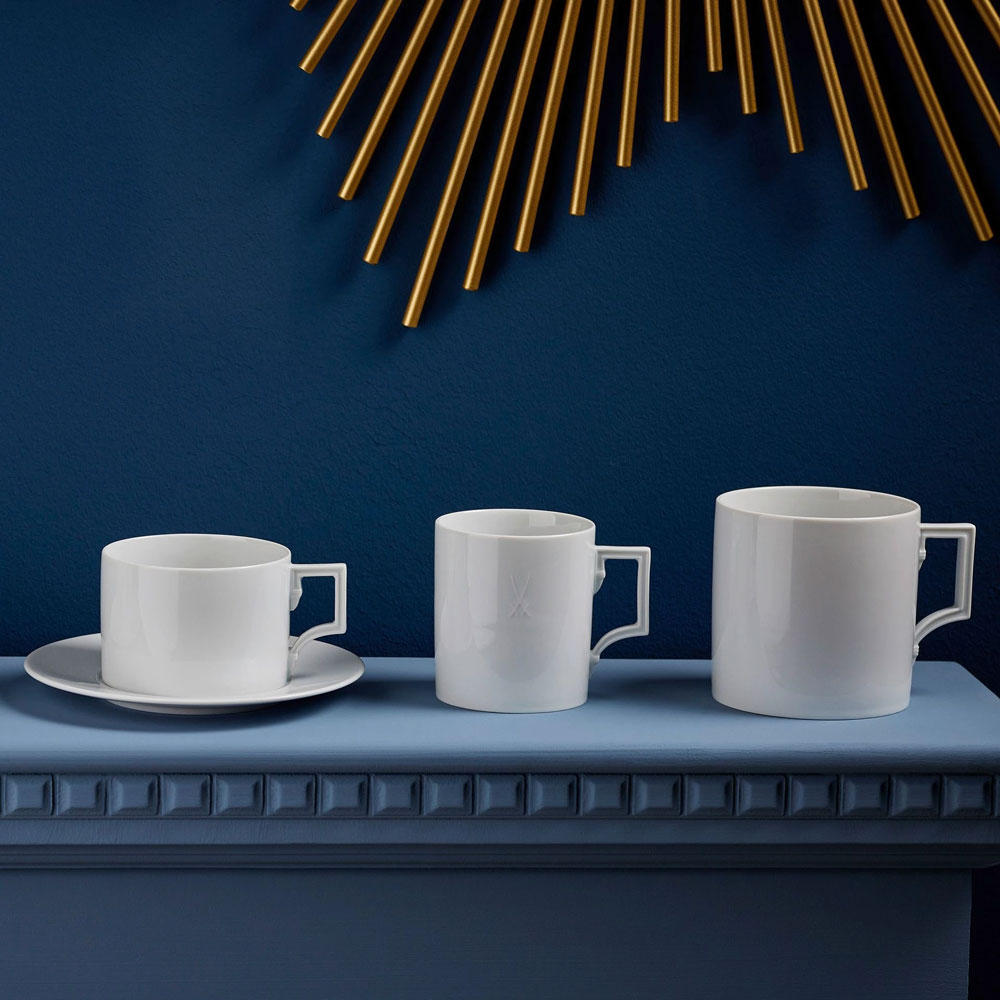 Meissen Henkelbecher Berlin Weiß Big (500ml)