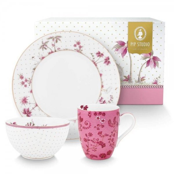Frühstück-Set Jolie Pink 3-teilig von Pip Studio