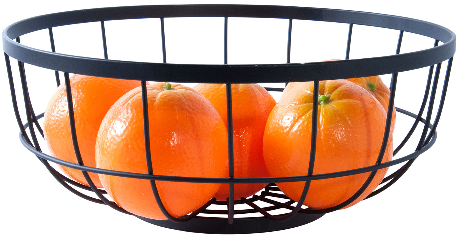 Obstkorb Open Grid Schwarz von Present Time