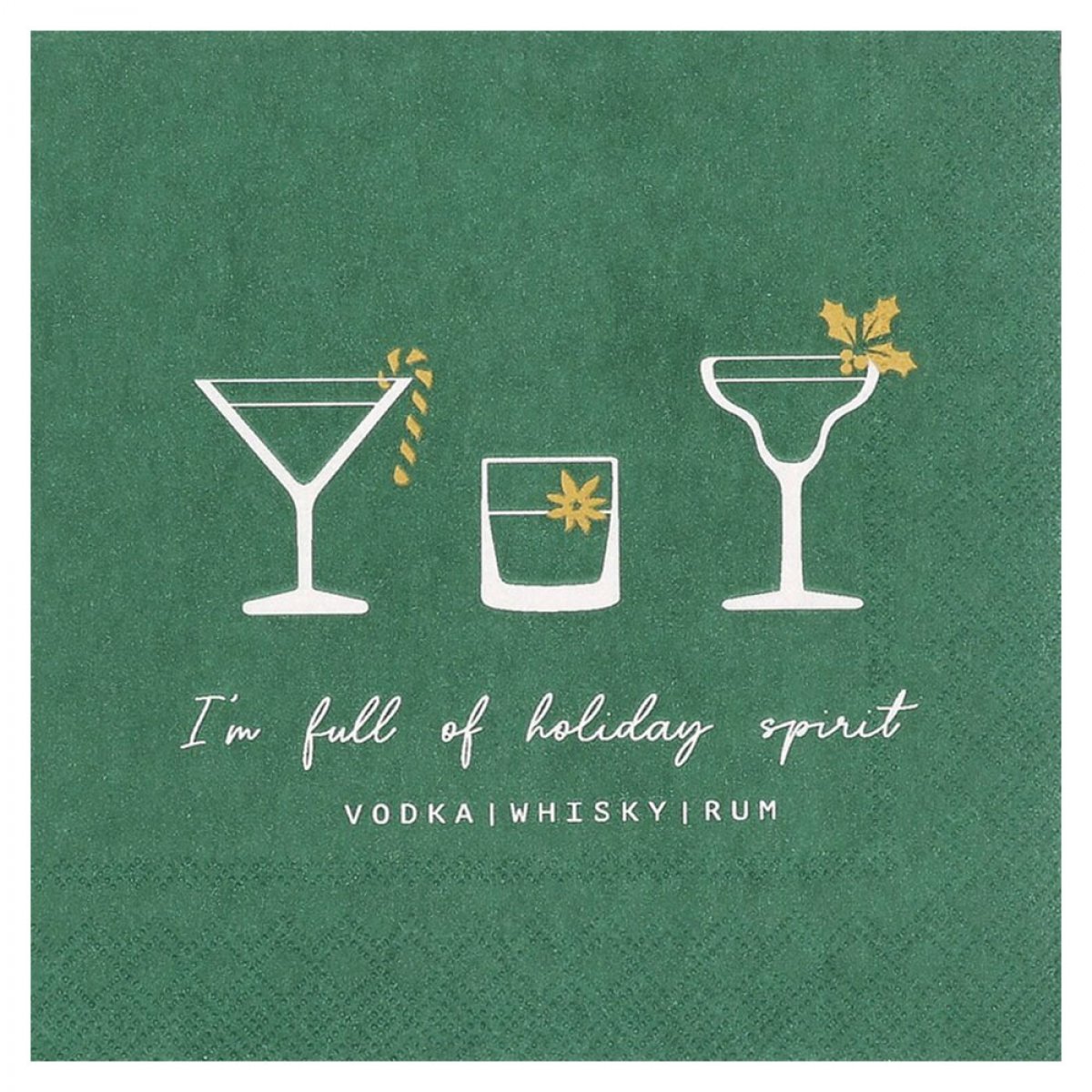 Räder Design Cocktailserviette Holiday Spirit (20-teili