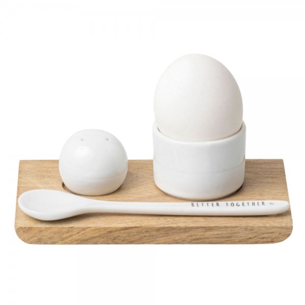 Eierbecher-Set Better Together Weiß von Räder Design