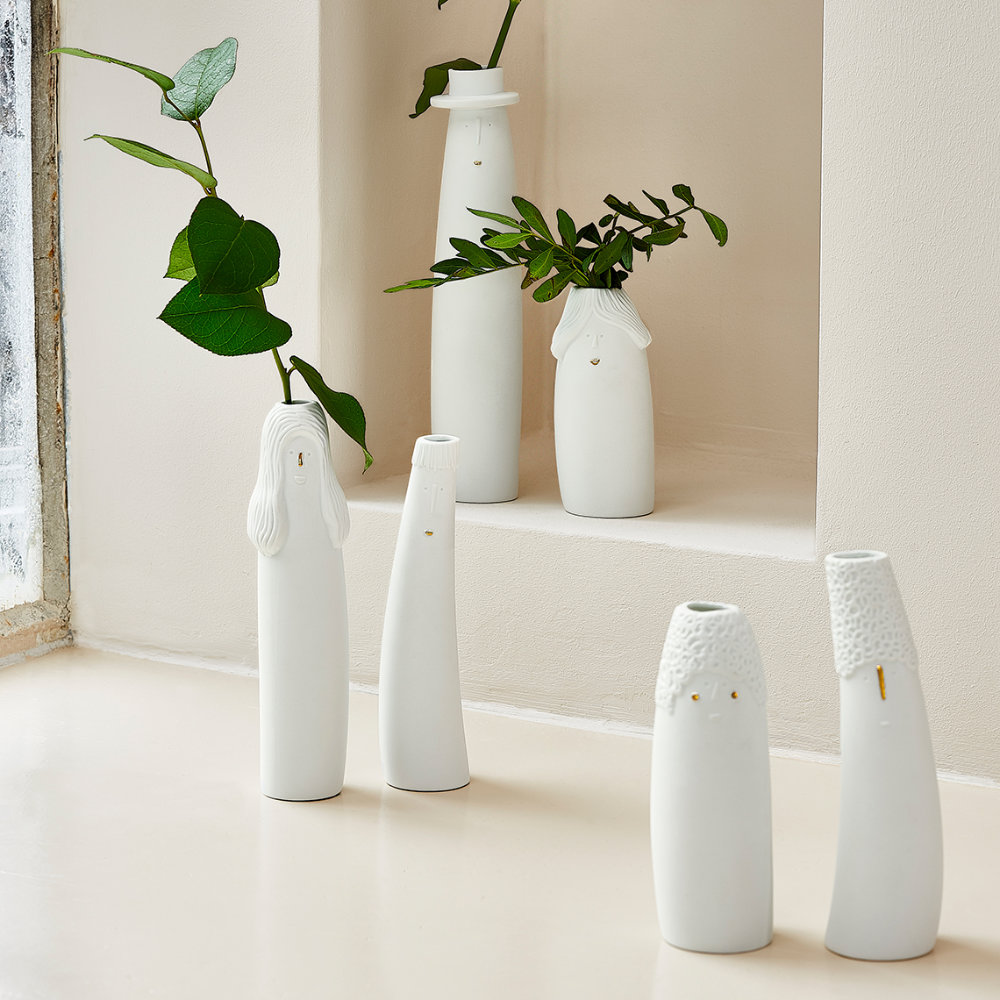 Vasen Familie Vater Und Mutter 2-teilig Räder Design