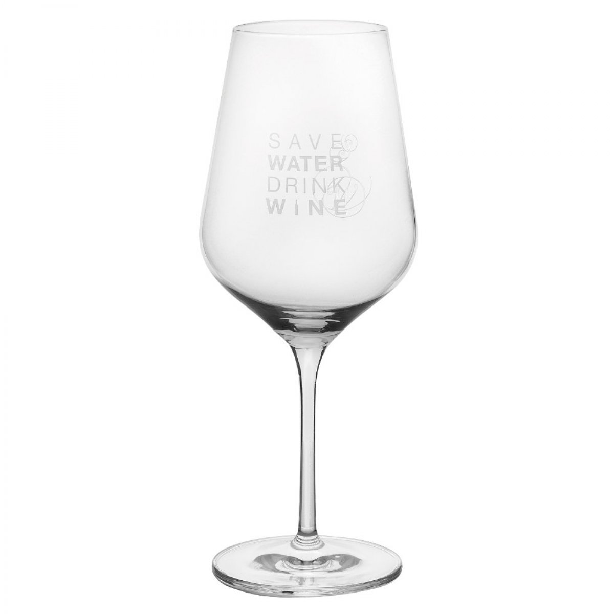Weinglas Save Water Drink Wine von Räder Design