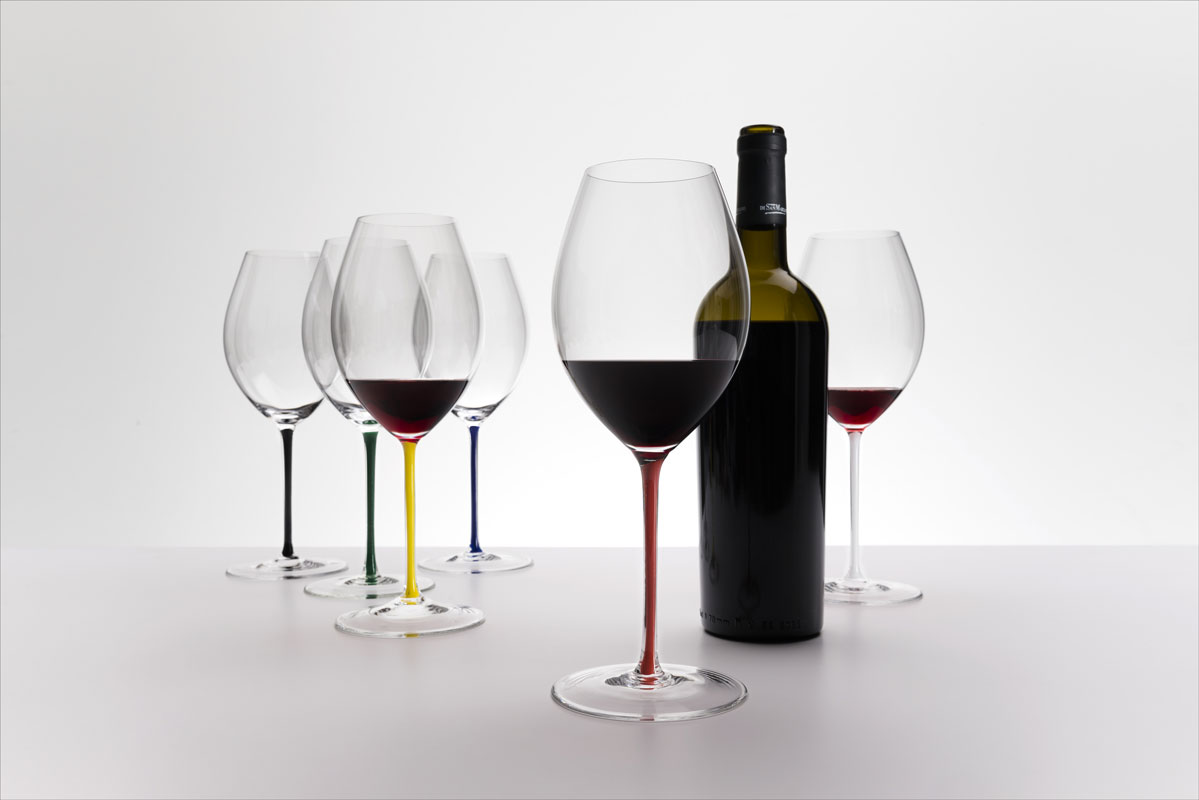 Rotweinglas Fatto A Mano Pinot Noir Turquoise von Riedel - erkmann