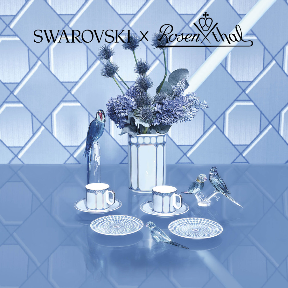 Brotteller Signum von Rosenthal x Swarovski - erkmann