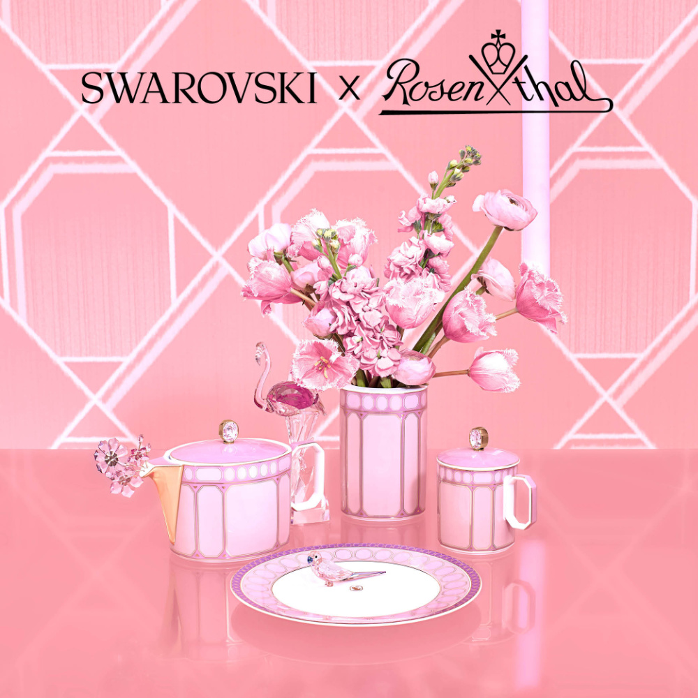 Vase Signum von Rosenthal x Swarovski - erkmann