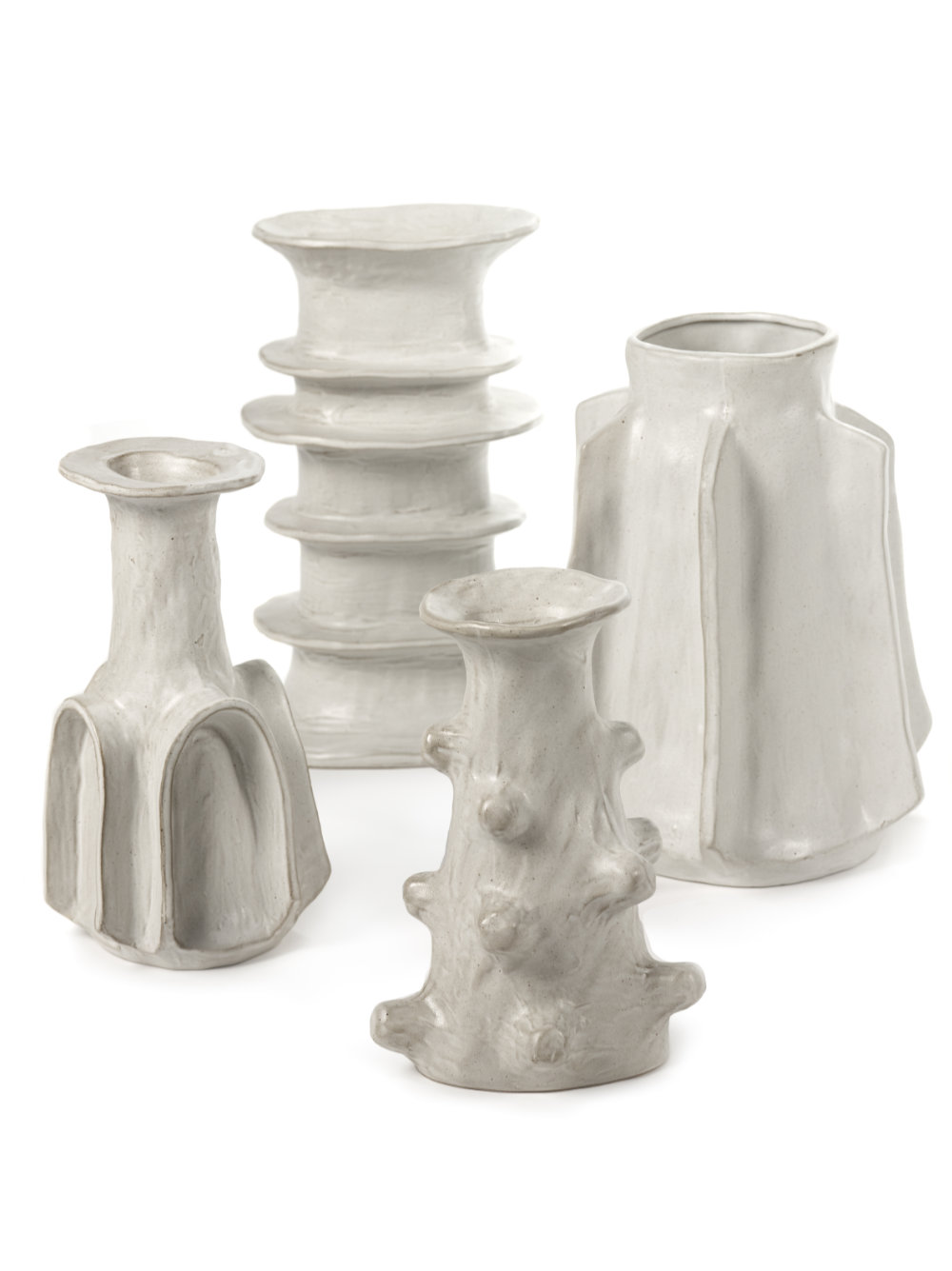 Vase Billy 04 White Large (30cm) von SERAX - erkmann