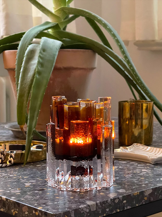 Skogsberg and Smart Windlicht Rock Flame