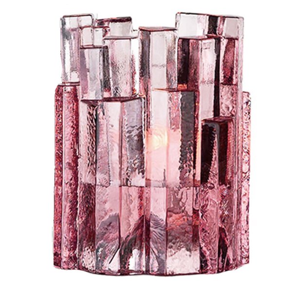 Skogsberg and Smart Windlicht Rock Rosa