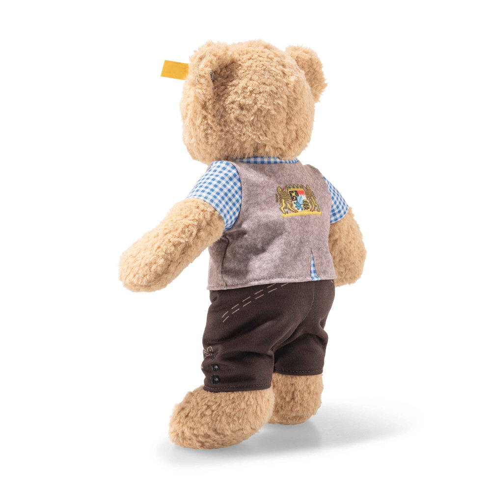 Kuscheltier Teddybär Ben Bayern Lederhose Beige Steiff
