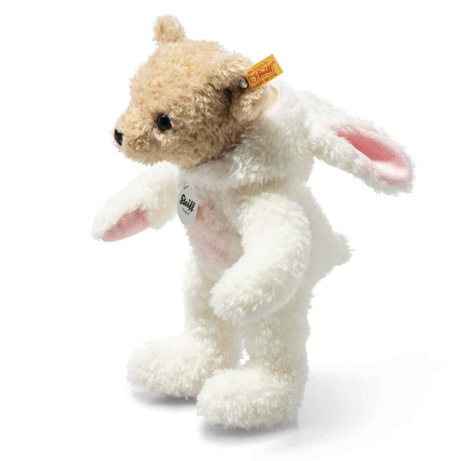 Kuscheltier Teddybär mit Hasenkostüm Hoodie von Steiff