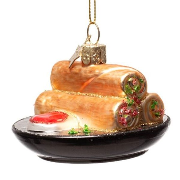 VONDELS Christbaumschmuck Frühlingsrollen Springrolls