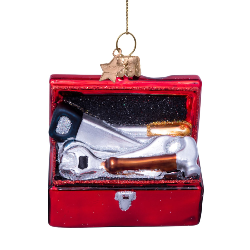 Christbaumschmuck Toolbox Red von VONDELS