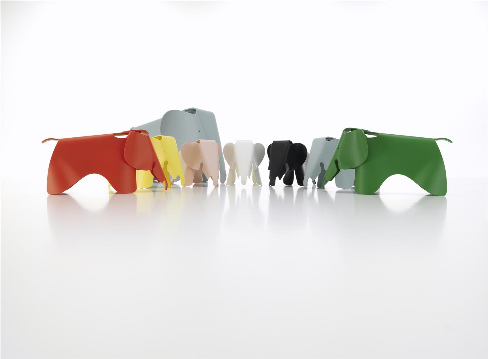 Hocker Dekorationsobjekt Elephant Mini Zartrose von Vitra