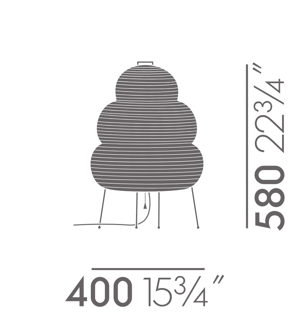 Tischleuchte Akari 24N von Vitra - erkmann