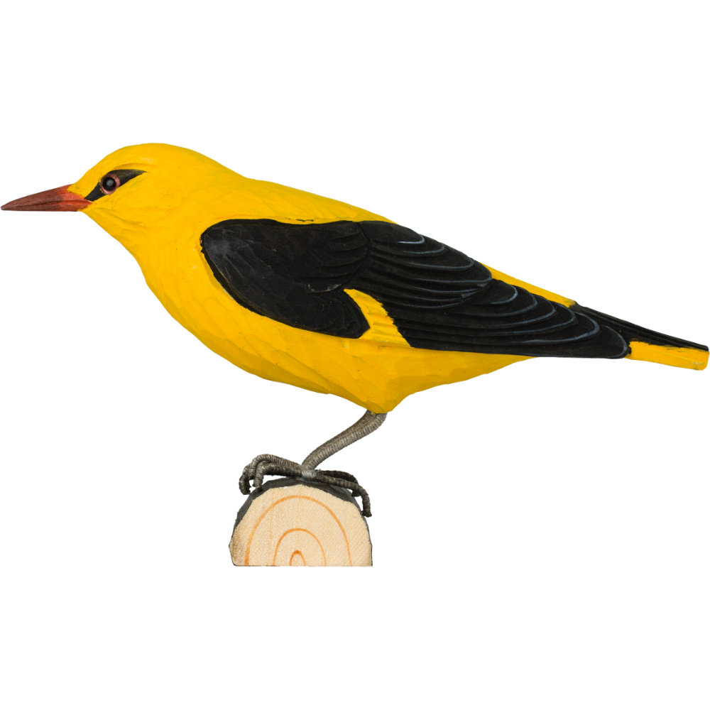 Dekovogel Holz Pirol Gelb von Wildlife Garden