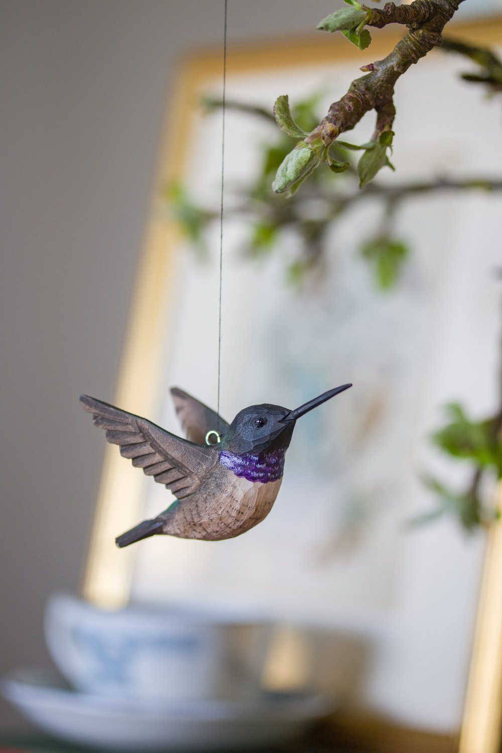 Dekovogel Schwarzkinnkolibri von Wildlife Garden - erkmann