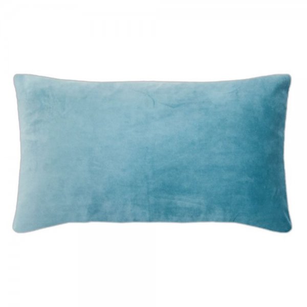 Kissenhülle Samt Elegance Aqua Blau (25x50cm) von pad - erkmann